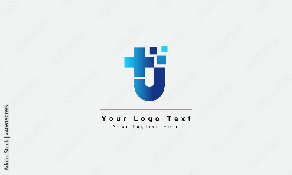 Modern Vector Logo Letter U. U Medical Doctor Letter Design Vector ...