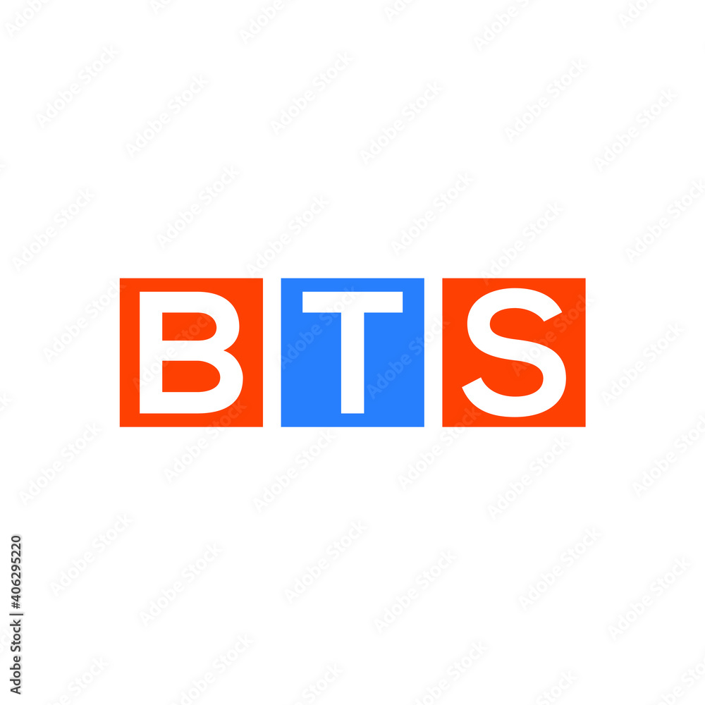 Vecteur Stock BTS logo BTS icon BTS vector BTS monogram BTS letter BTS ...