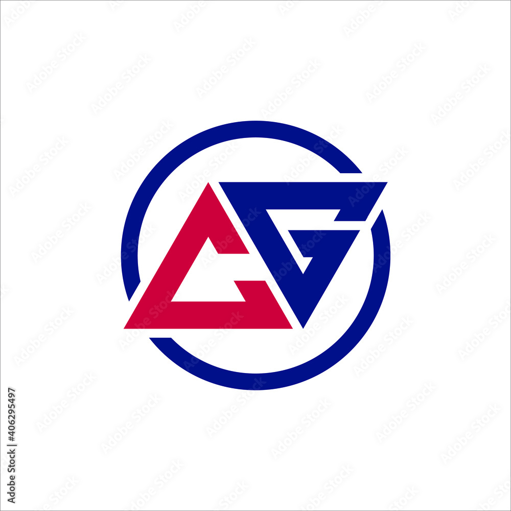 CG logo CG icon CG vector CG monogram CG letter CG minimalist CG ...