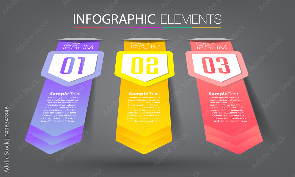 modern text box template, banner Infographics Stock Vector | Adobe Stock