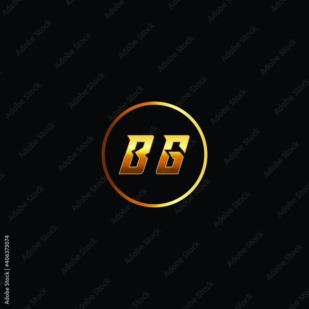 BG logo BG icon BG vector BG monogram BG letter BG minimalist BG ...