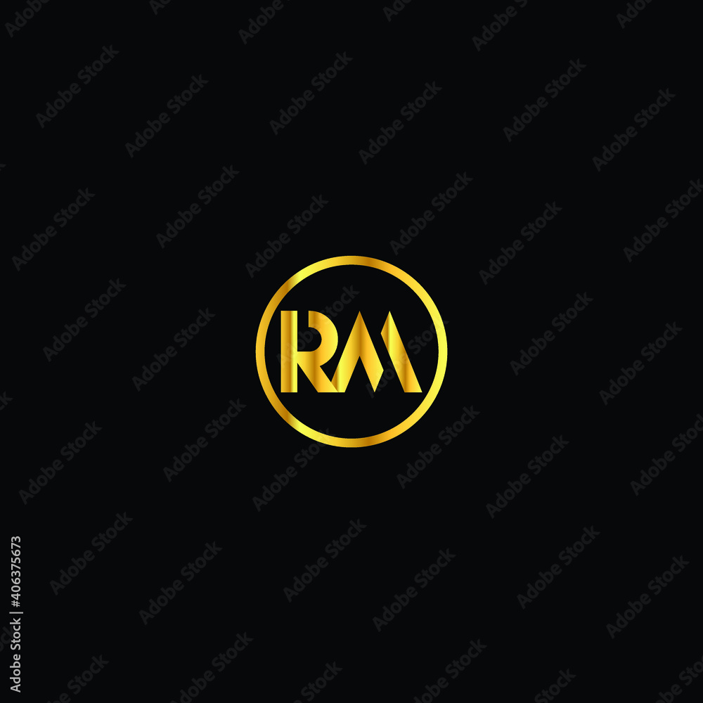 RM logo RM icon RM vector RM monogram RM letter RM minimalist RM ...