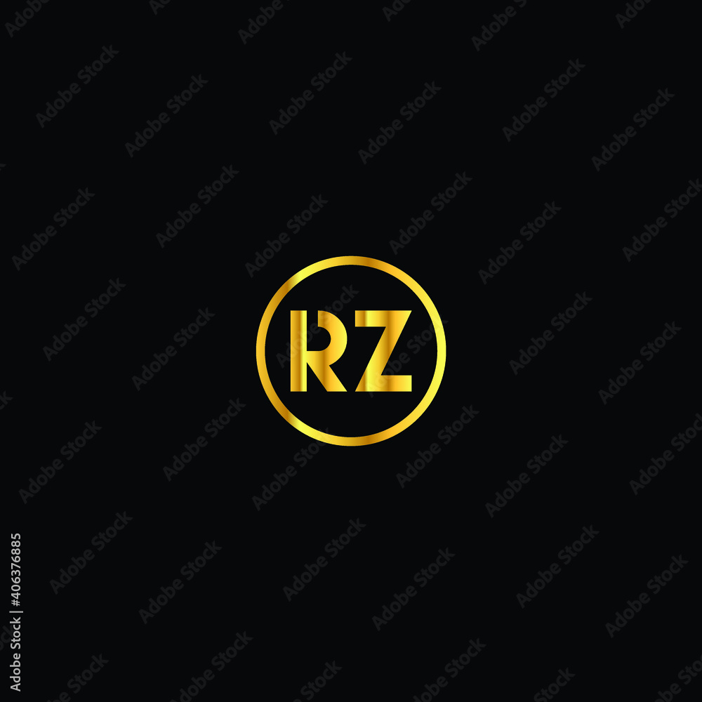 RZ logo RZ icon RZ vector RZ monogram RZ letter RZ minimalist RZ ...