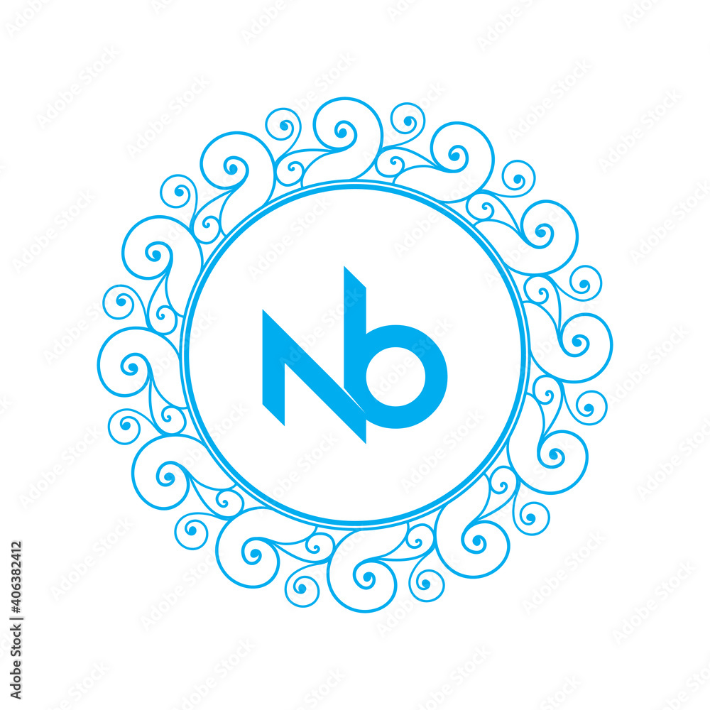 Professional Innovative Initial NB logo and BN logo. Letter BN NB ...