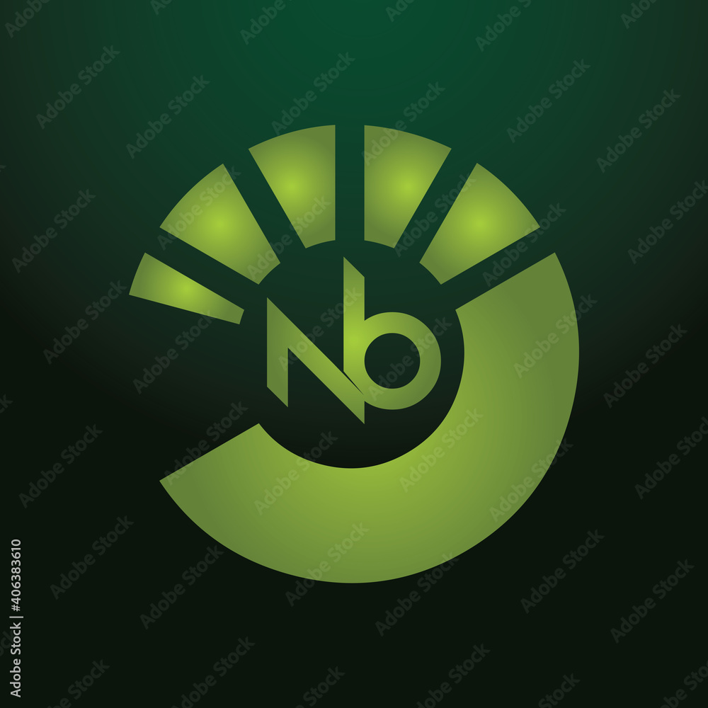 Professional Innovative Initial NB logo and BN logo. Letter BN NB ...