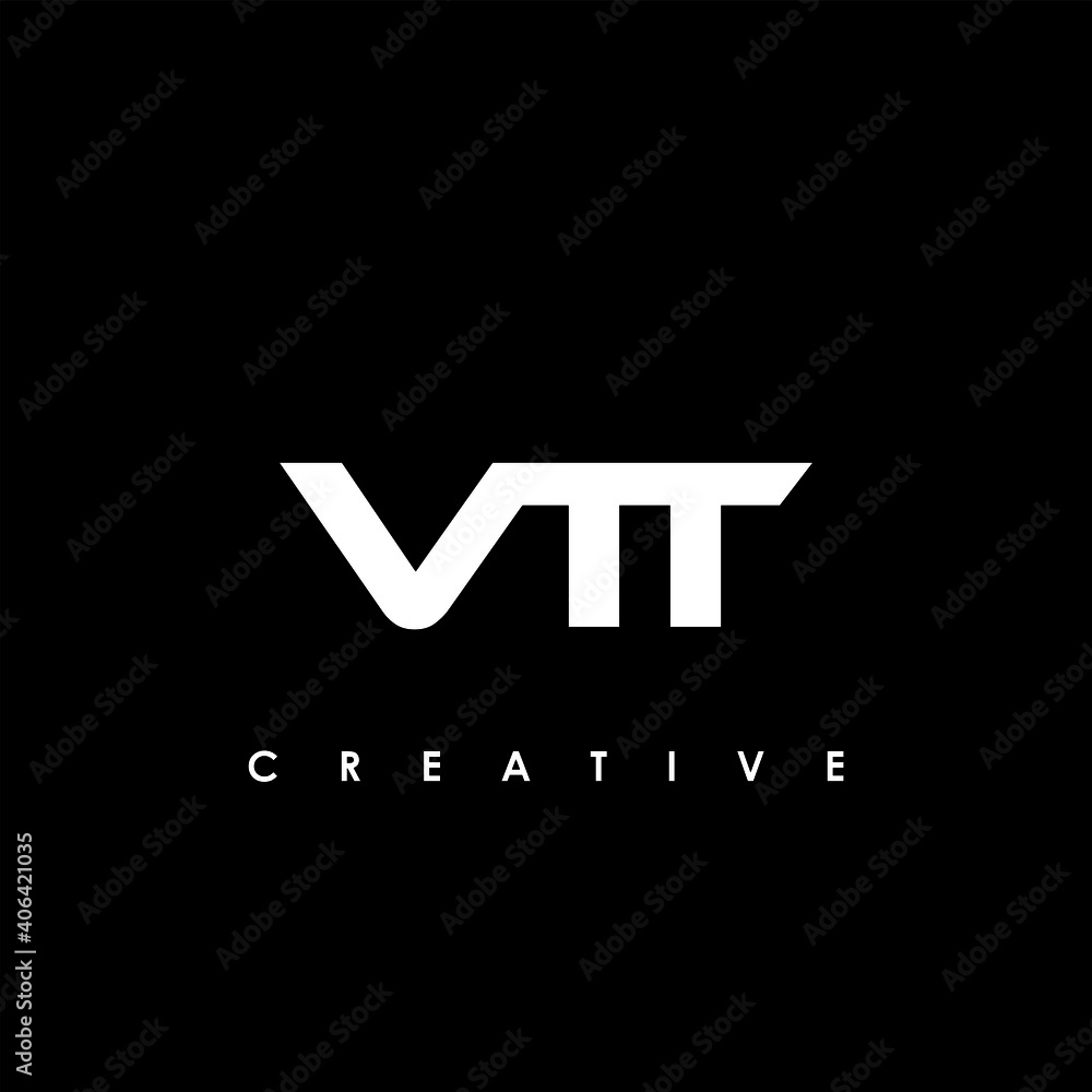 VTT Letter Initial Logo Design Template Vector Illustration Stock ...