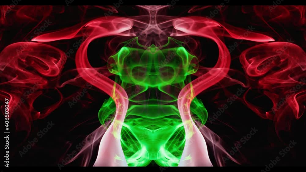 Psychedelic fantasies of colored smoke. Psychodiagnostic test ...
