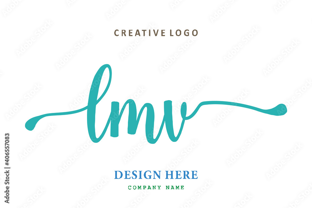 LMV lettering logo is simple, easy to understand and authoritative ...