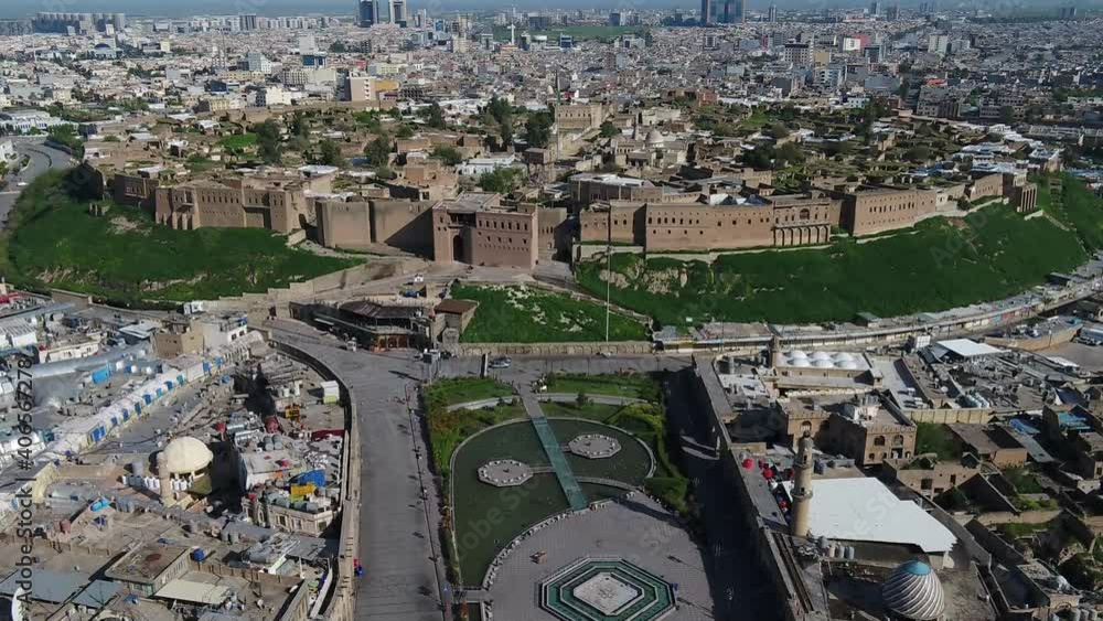 The Erbil Citadel, locally called Qelat (Kurdish: ‎Qelay Hewlêr ...