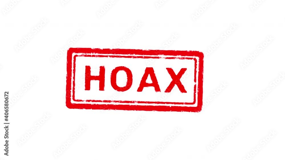 Hoax Text Stamp effects Animation on White Background and Green Screen ...