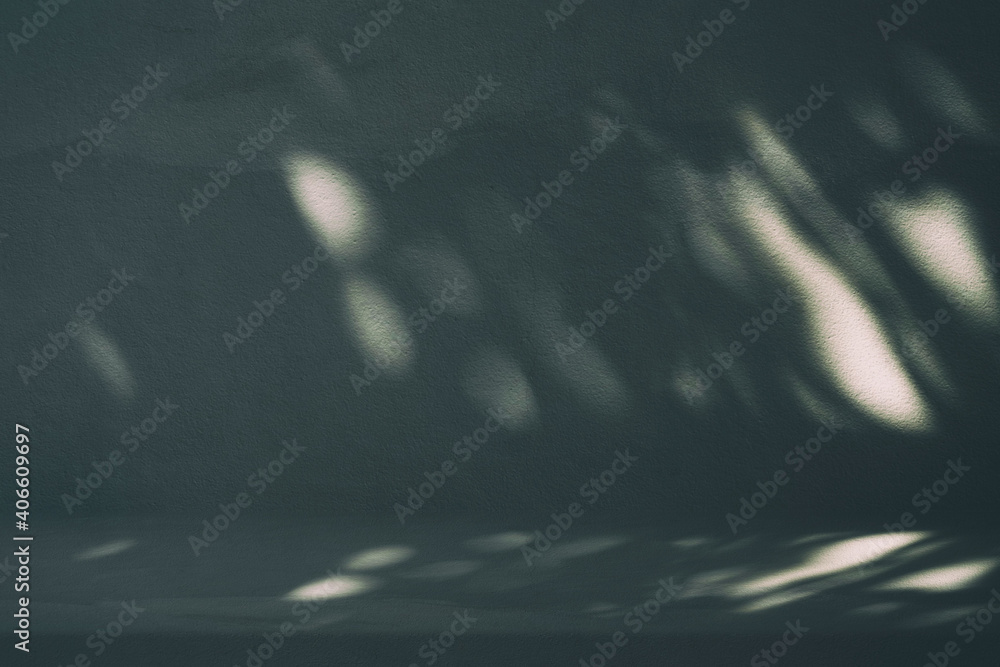 Stone Table with Bokeh and Tree Shadow and Bokeh on Concrete Wall ...