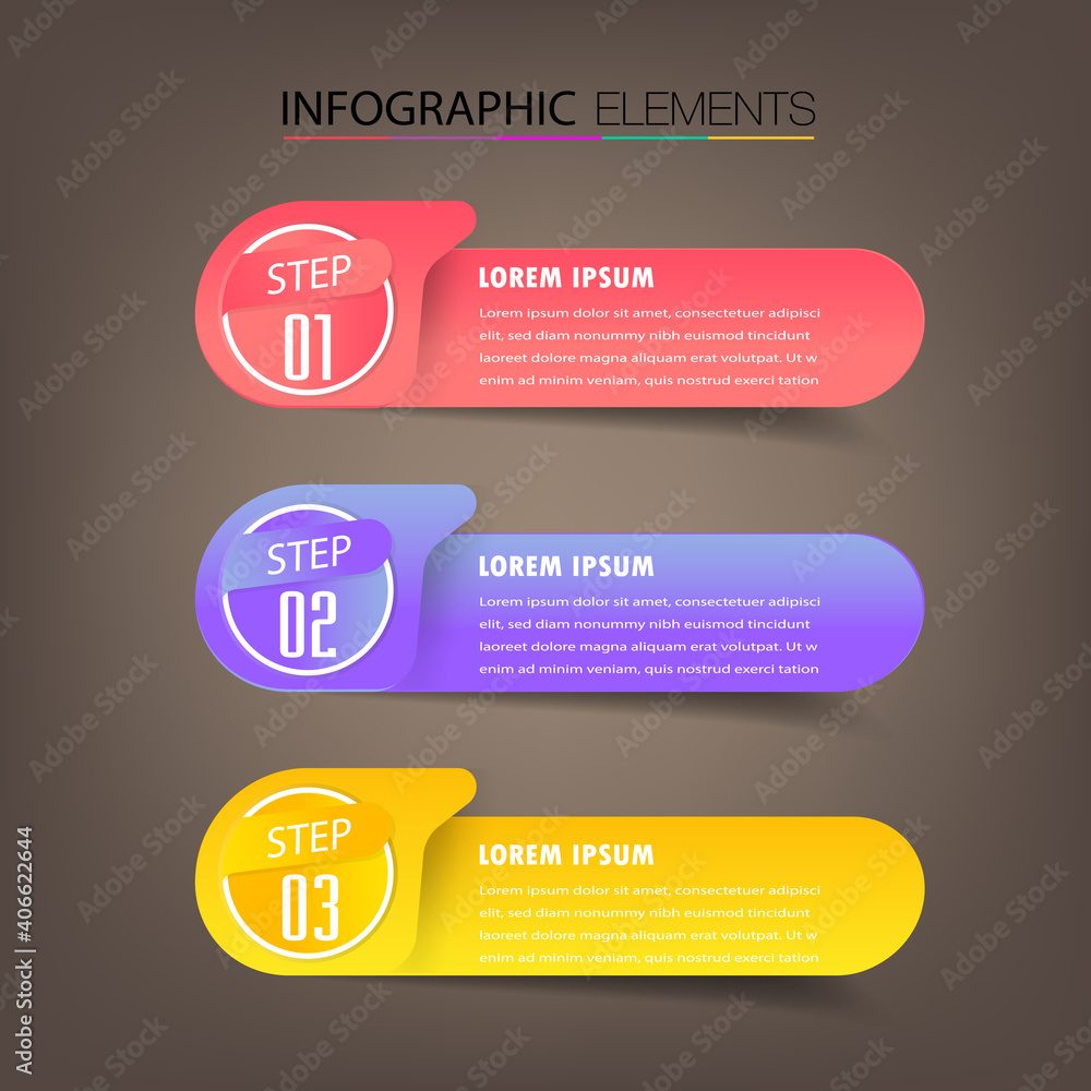 modern text box template, banner Infographics Stock Vector | Adobe Stock
