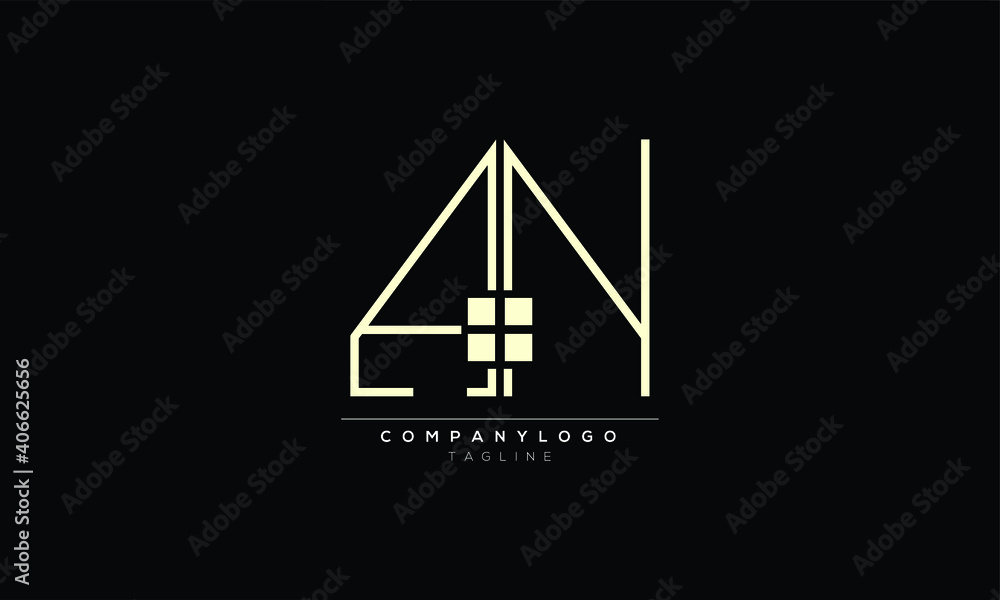 AN NA A AND N Real Estate Business Logo Template, Building, Property ...