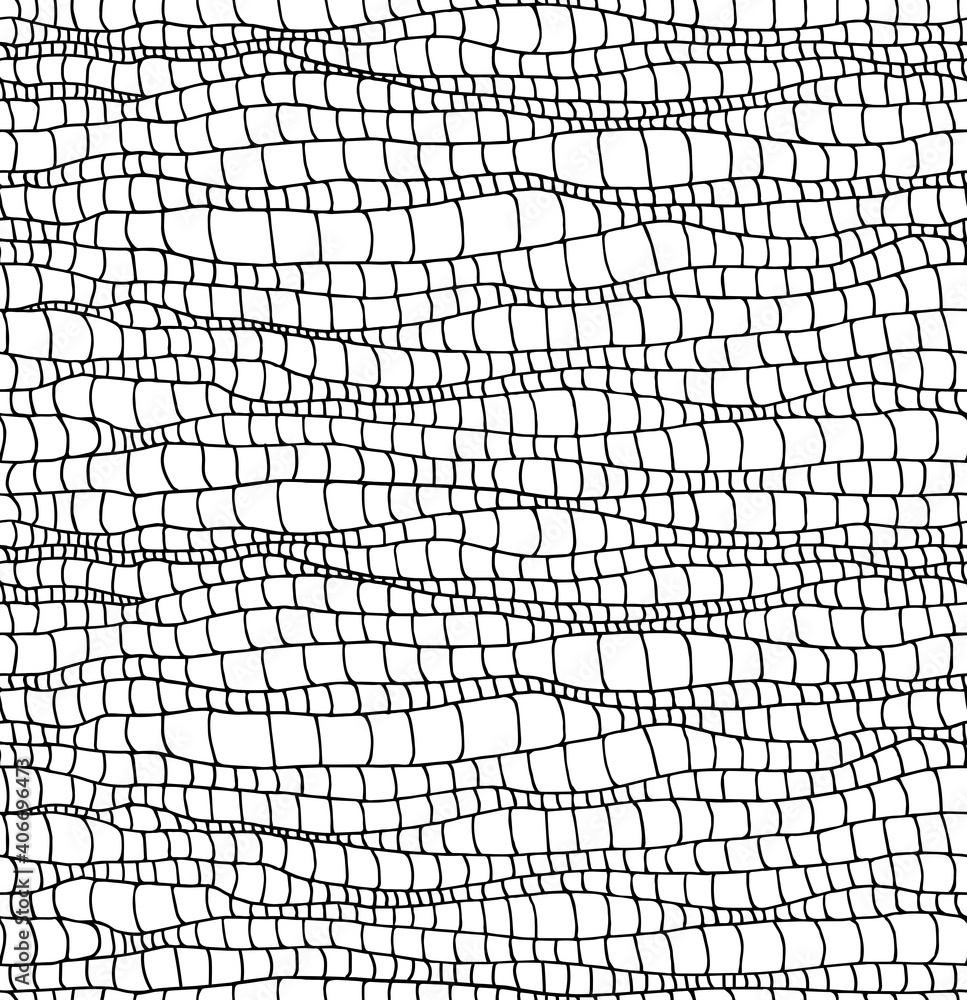 abstract seamless pattern, sea waves or animal skin, textured water ...