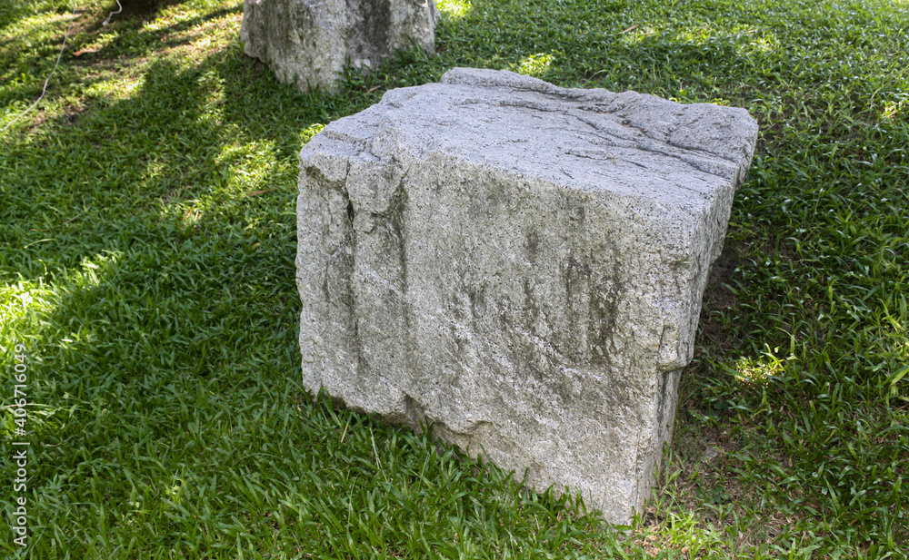 White granite boulders. Intrusive Igneous rock. Stock Photo | Adobe Stock