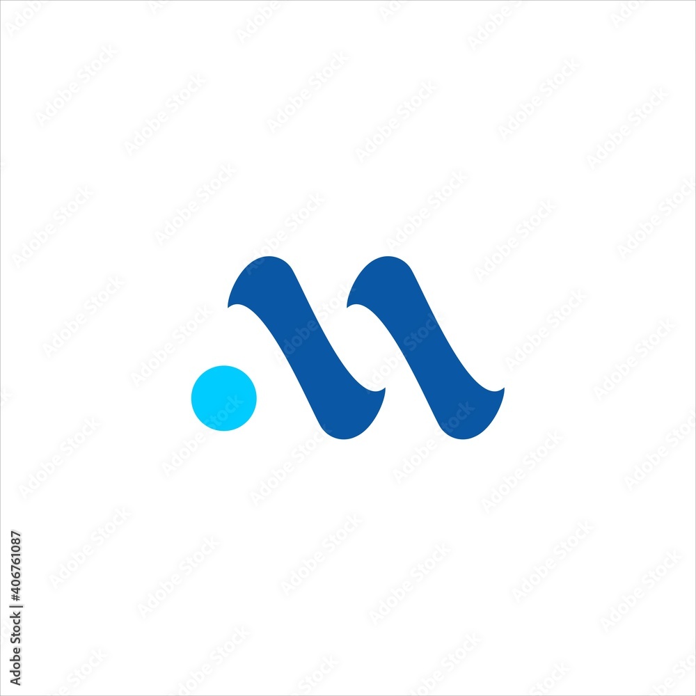 dynamic letter M Logo design template vector Stock Vector | Adobe Stock