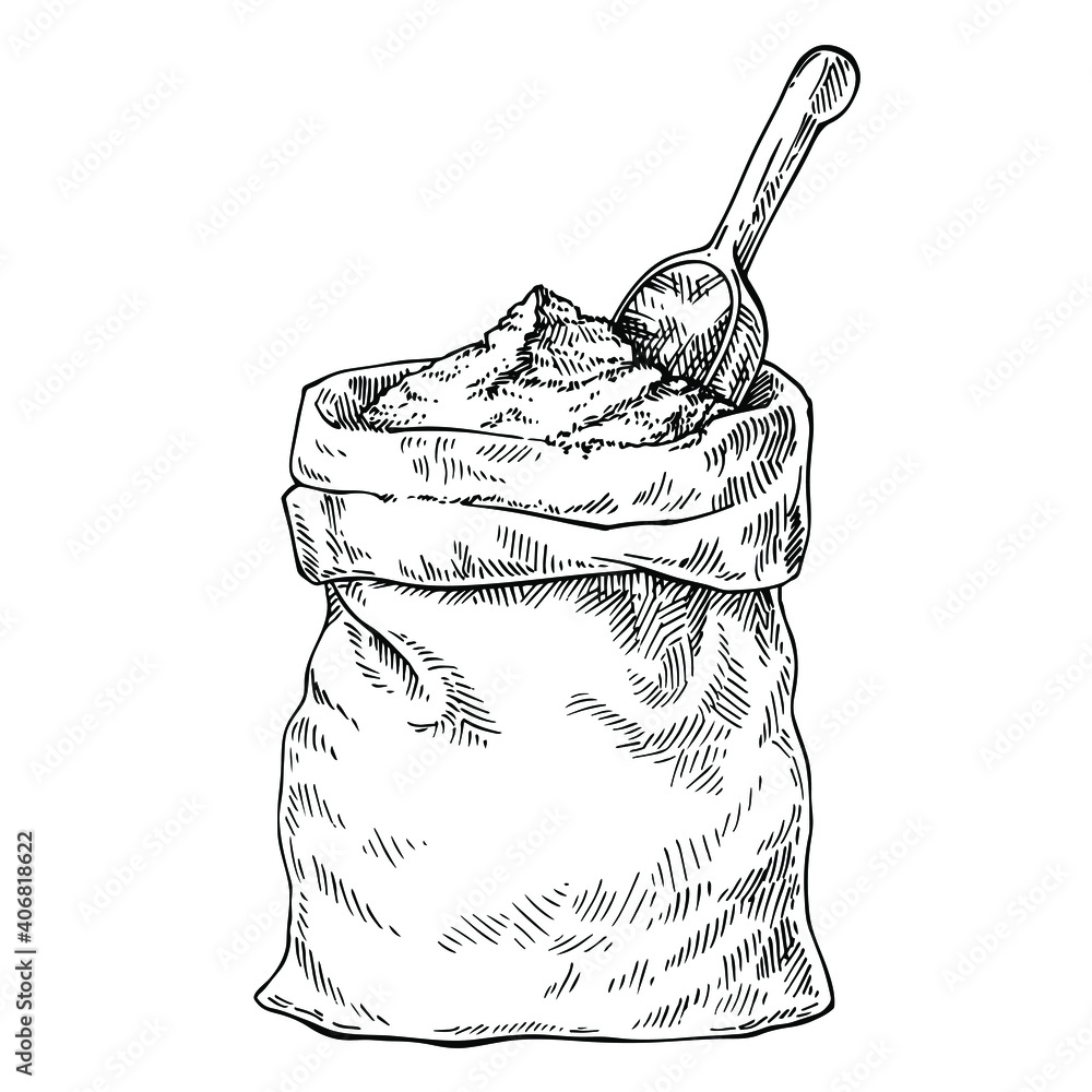 Flour Bag Drawing