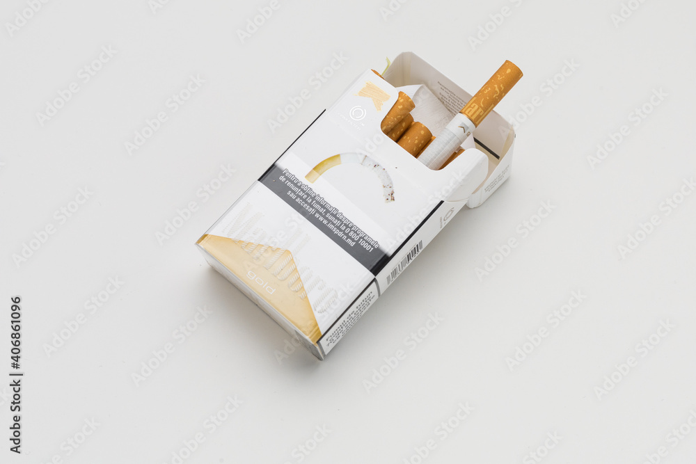 Open Marlboro Cigarette Pack