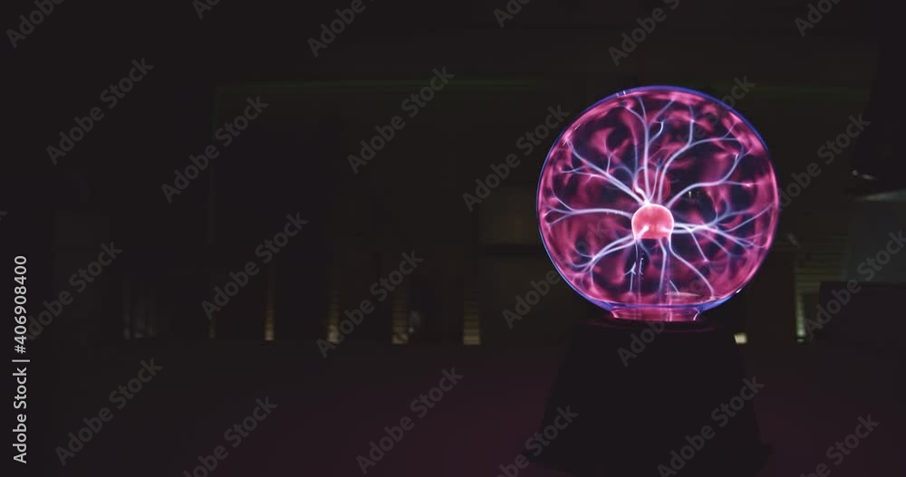 Plasma globe (also called plasma ball, dome, sphere) A clear glass ...
