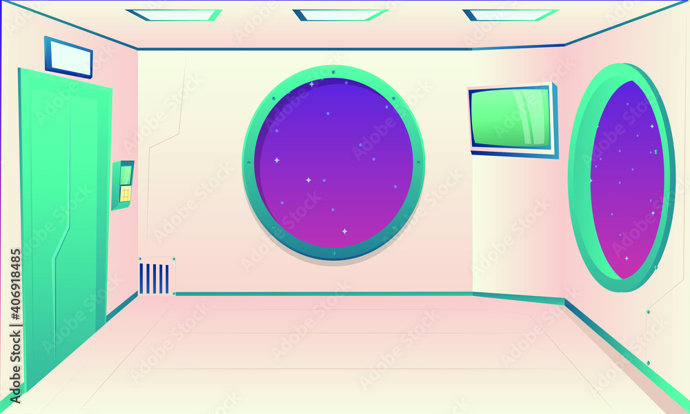 Spaceship Inside Cartoon