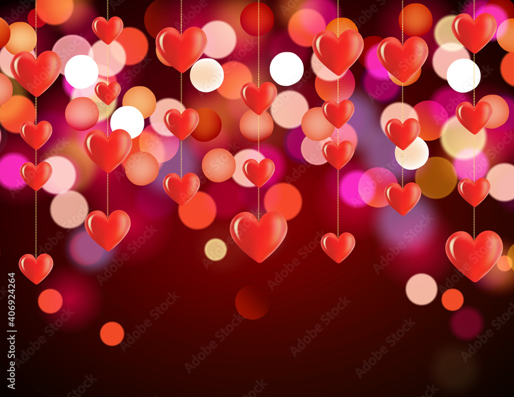Heart background Stock Vector | Adobe Stock