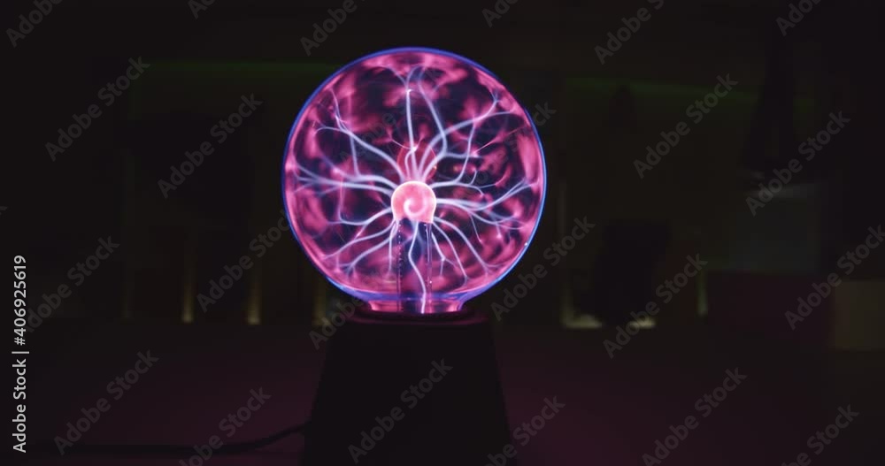 Plasma globe (also called plasma ball, dome, sphere) A clear glass ...
