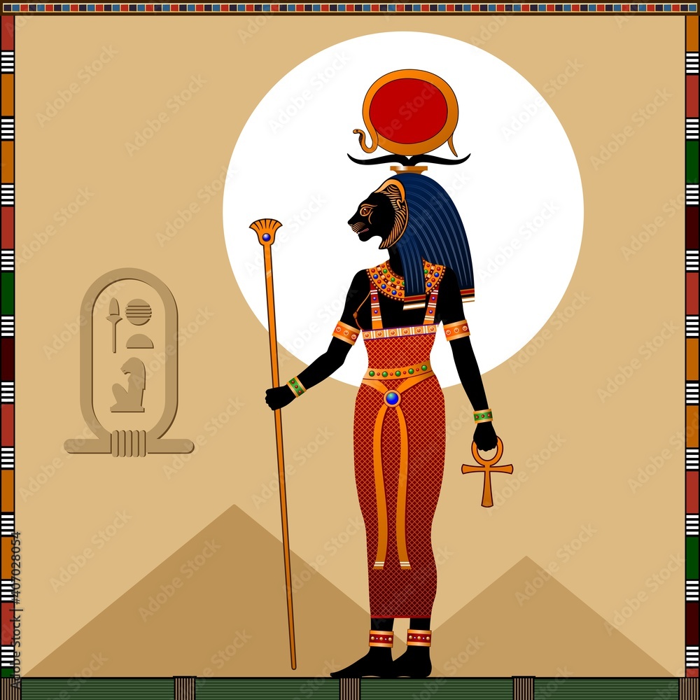Religion of Ancient Egypt. Sekhmet is a ancient Egyptian goddess of ...