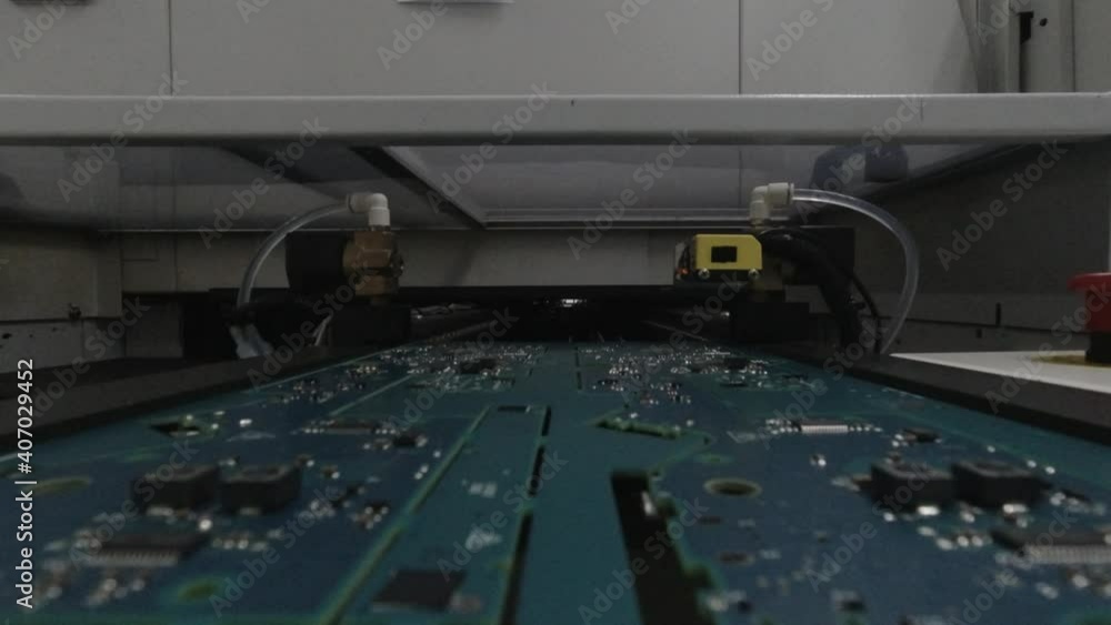 Vidéo Stock first-person perspective (FPP) camera view for a printed ...