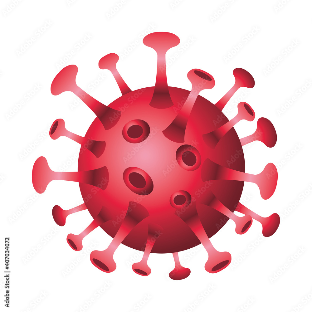 covid19 virus particle isolated icon Stock Vector | Adobe Stock