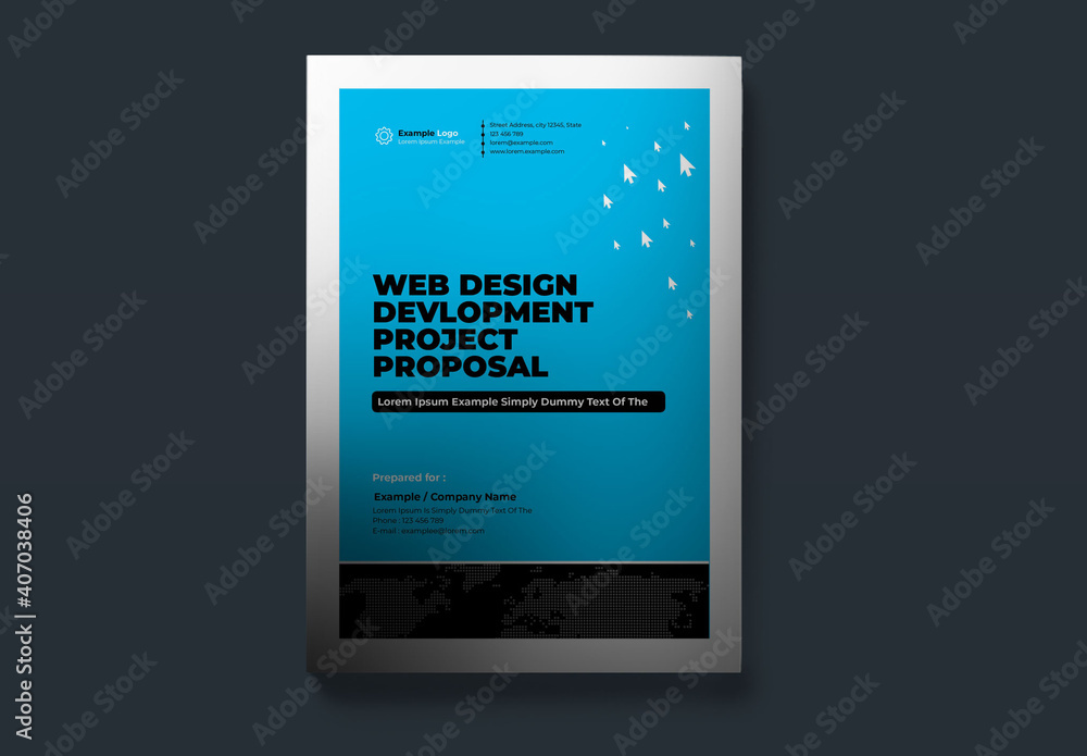 Business Project Proposal Layout Stock Template | Adobe Stock