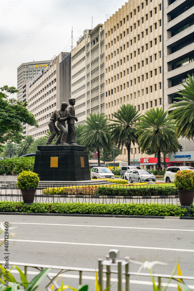 Makati, Metro Manila, Philippines - August 2018: Vertical photo of ...
