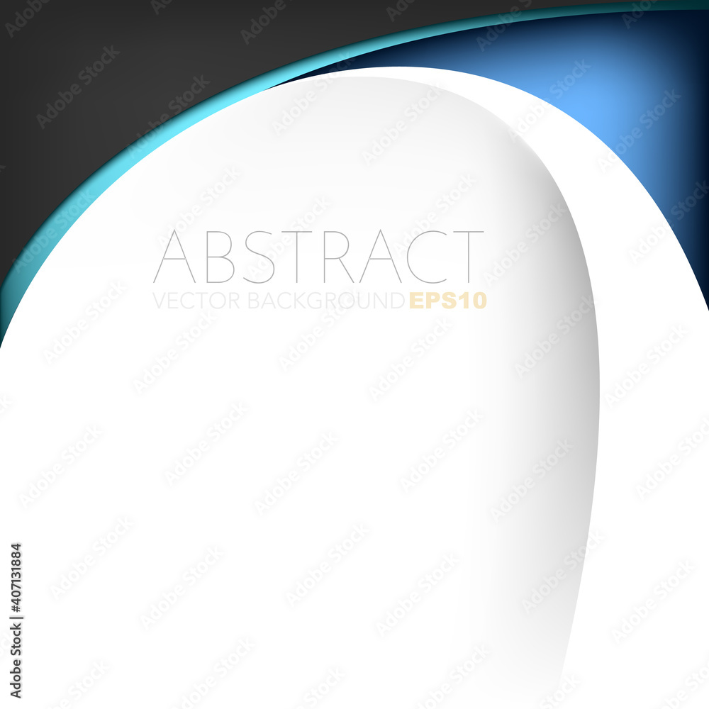 Blue curve line vector background with spaces for design Stock Vector ...