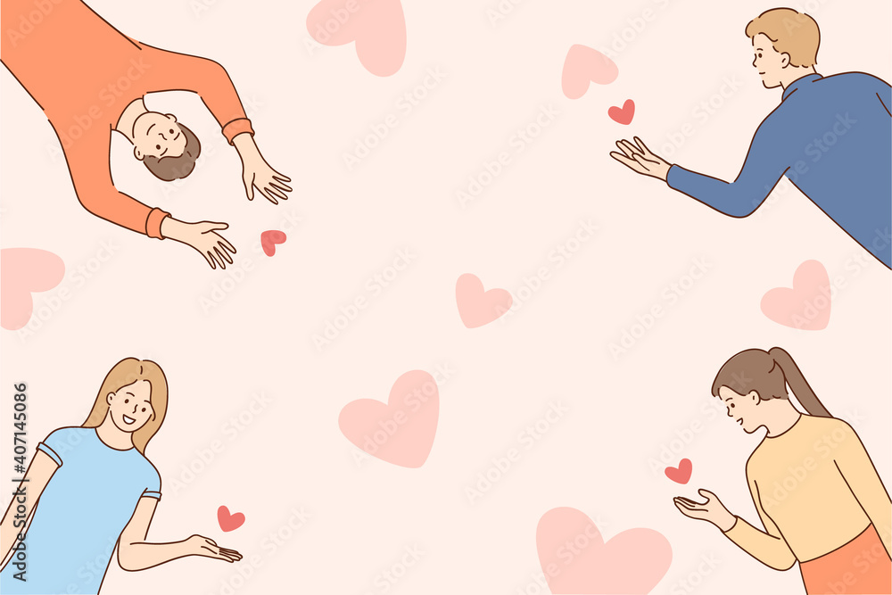 Caring For Others Cartoon