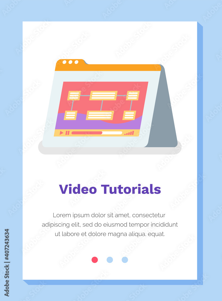 Online video tutorials, webinar, distance education, e-learning ...