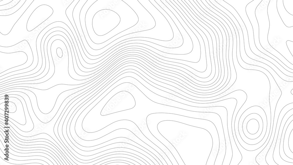 Photo & Art Print Topographic map, WALL-E