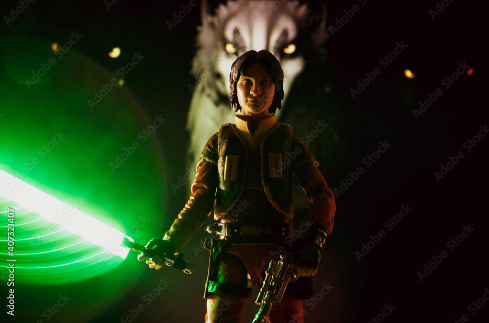 Ezra Star Wars Lightsaber