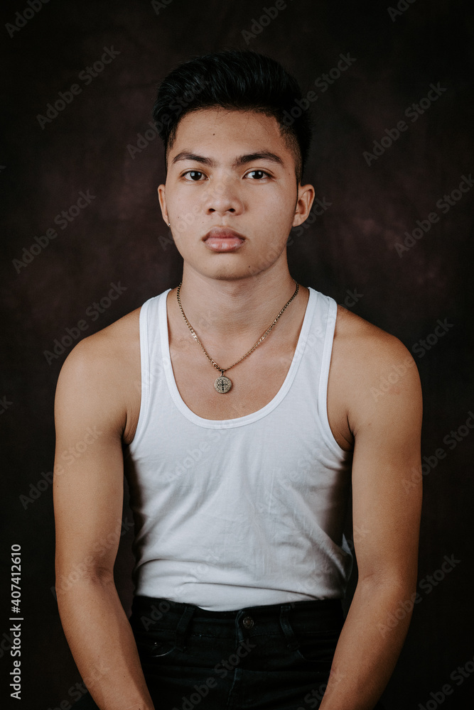 Amazing Portrait Shot a Handsome Filipino Male Model in the Philippines ...