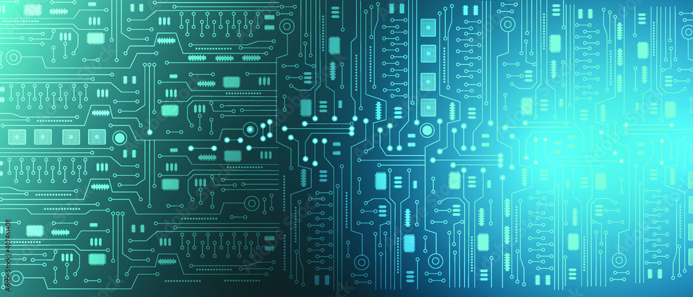 Vector Abstract futuristic circuit board, Electronic motherboard ...