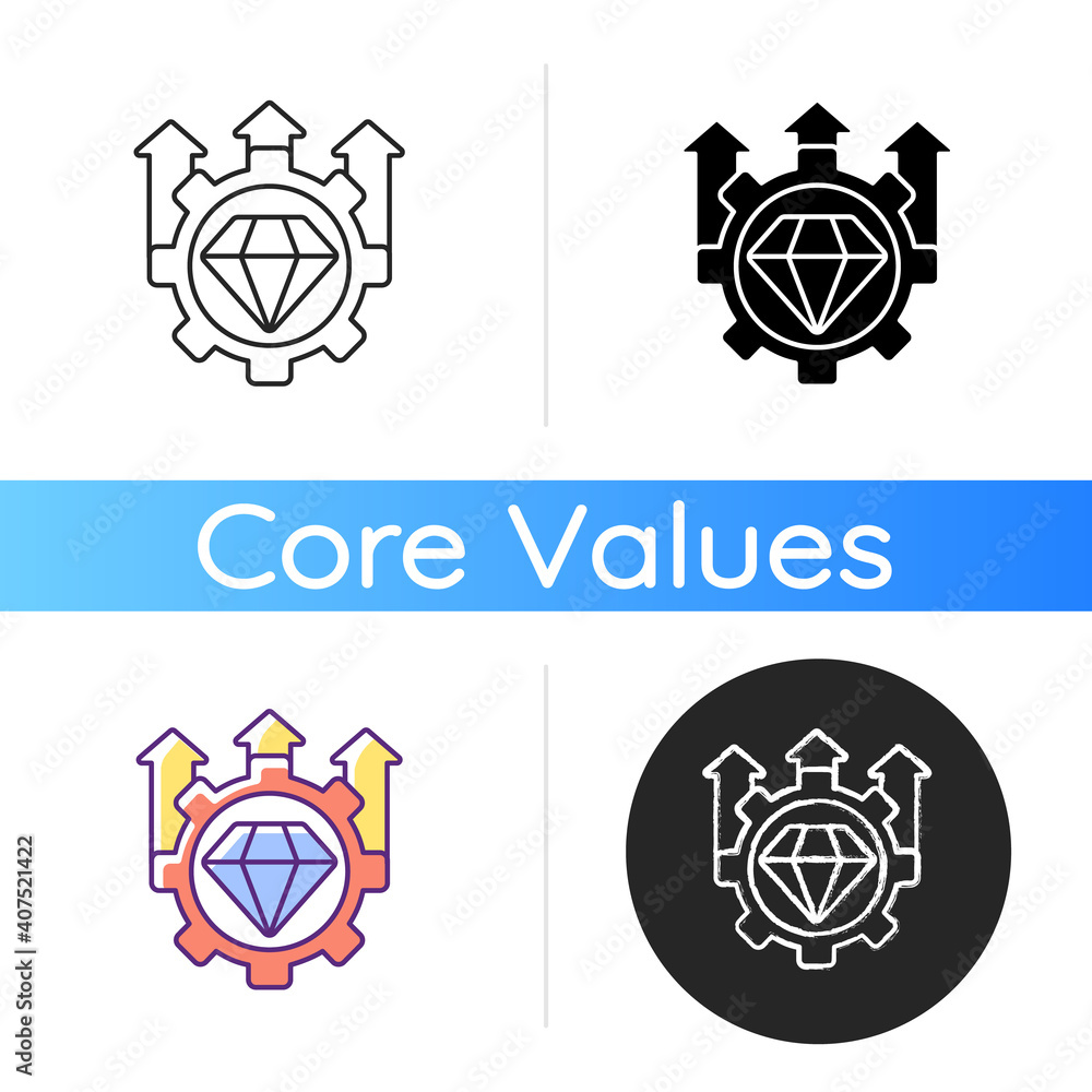 Excellence, high standards icon. Quality control. Satisfaction level ...