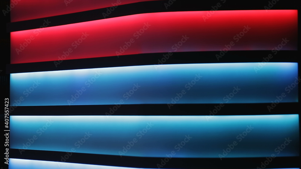 Stage decorations with changing light colors. Led Lights flashing Wall ...