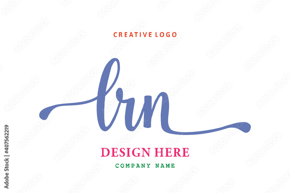 LRN lettering logo is simple, easy to understand and authoritative ...