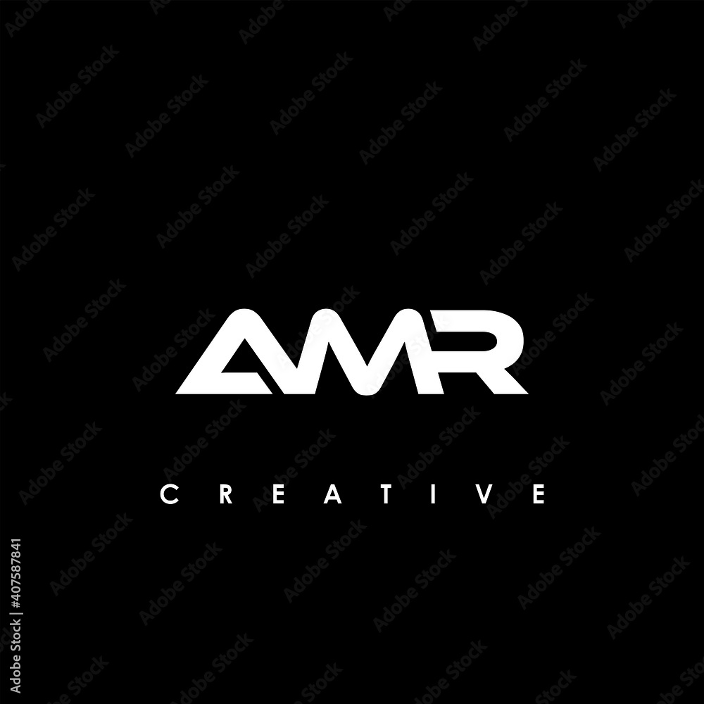 AMR Letter Initial Logo Design Template Vector Illustration Stock ...