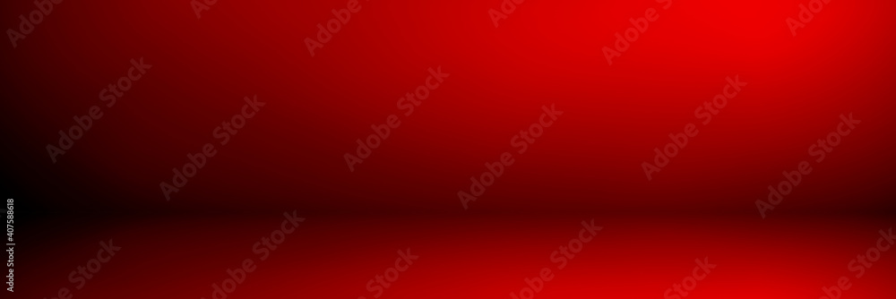 Red gradient abstract backgrounds, studio with blank space display ...