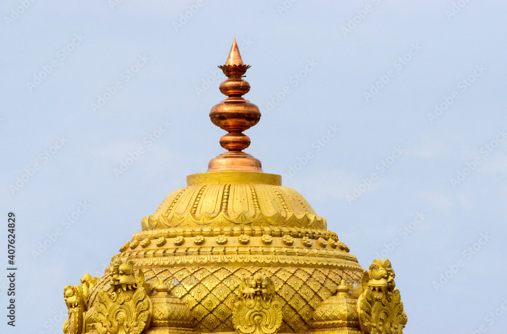 temple with kalasam Stock Photo | Adobe Stock