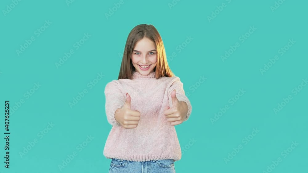 Supporting gesture. Great job. Approval sign. Success encourage ...