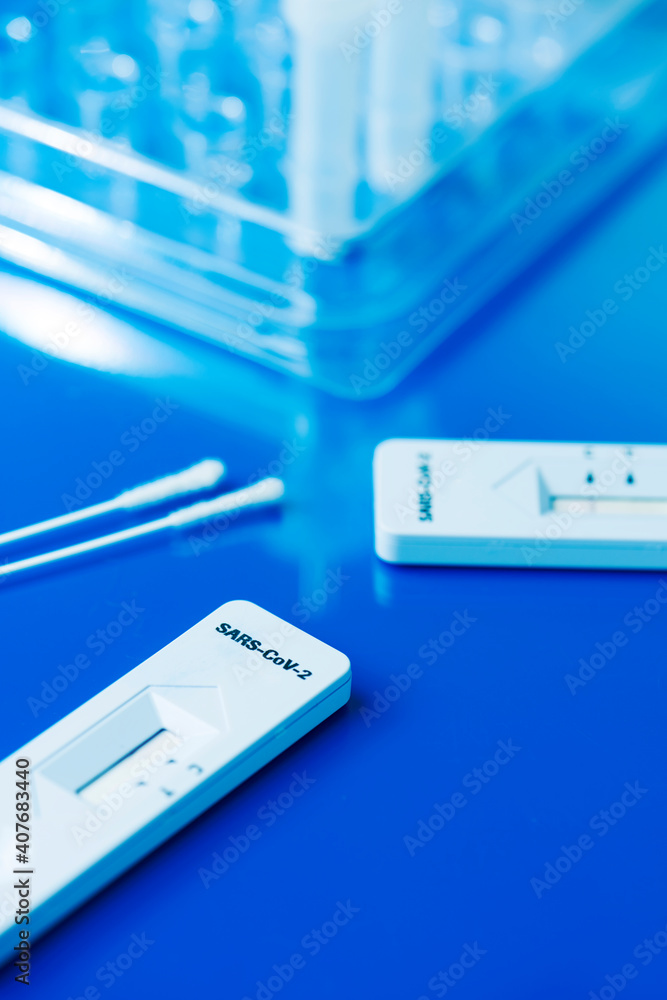 covid-19 rapid antigen test kits Stock Photo | Adobe Stock