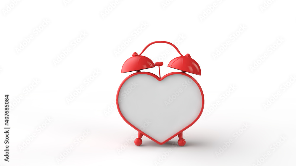 Valentines day, International Women's Day and wedding symbol. Red alarm ...