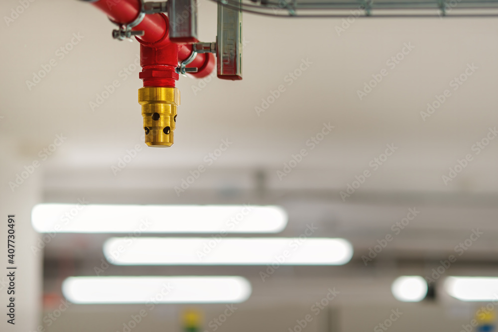 Clean agent fire suppression system used in data centers, backup ...