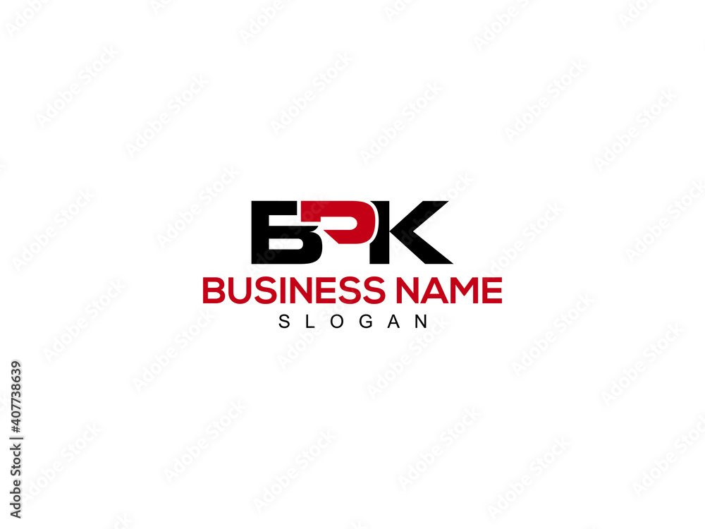 BPK Logo, bpk Letter Design For Business Stock Vector | Adobe Stock