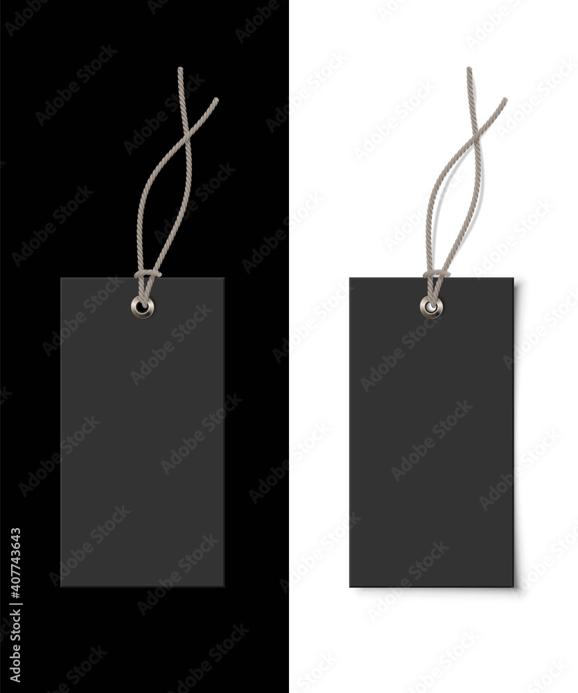 Blank Clothing Tag